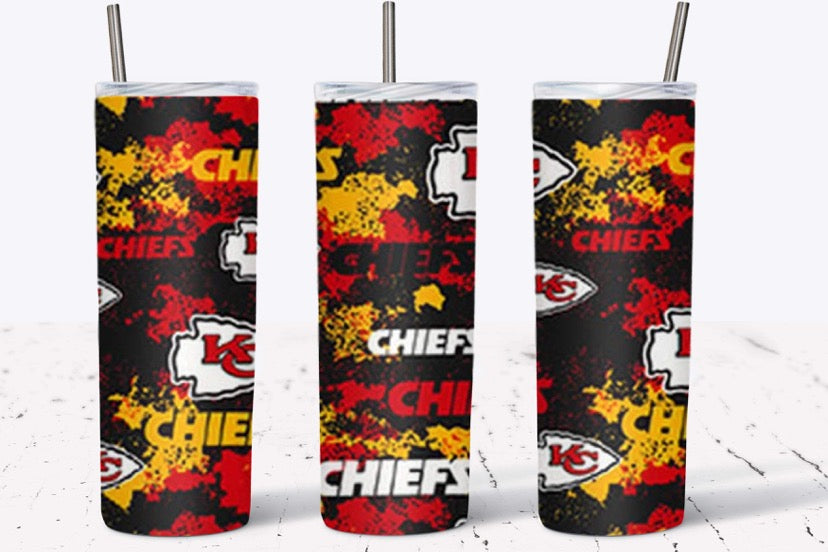 KC Chiefs Skinny (Straight) Seamless Sublimation Transfer – Sassy ...