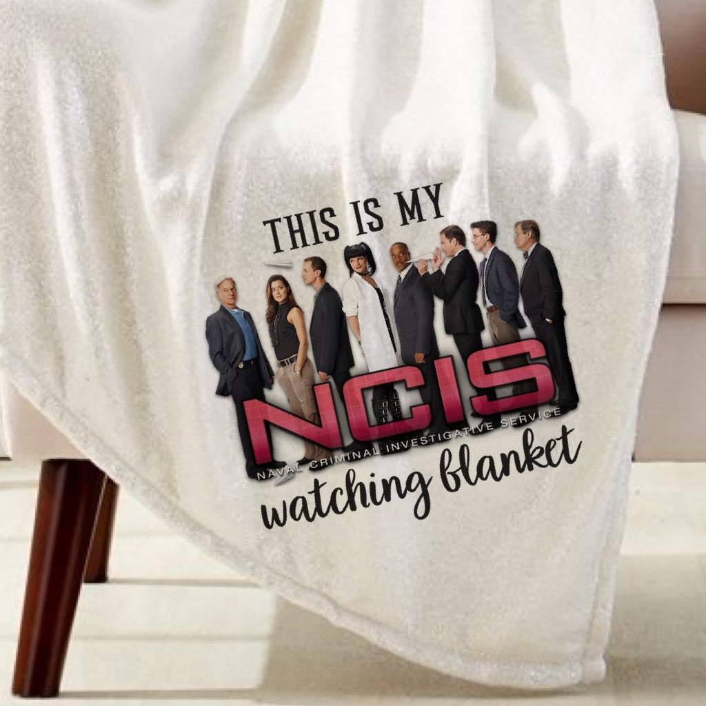 NCIS Watching Blanket Sublimation Transfer – Sassy Screen Prints & More