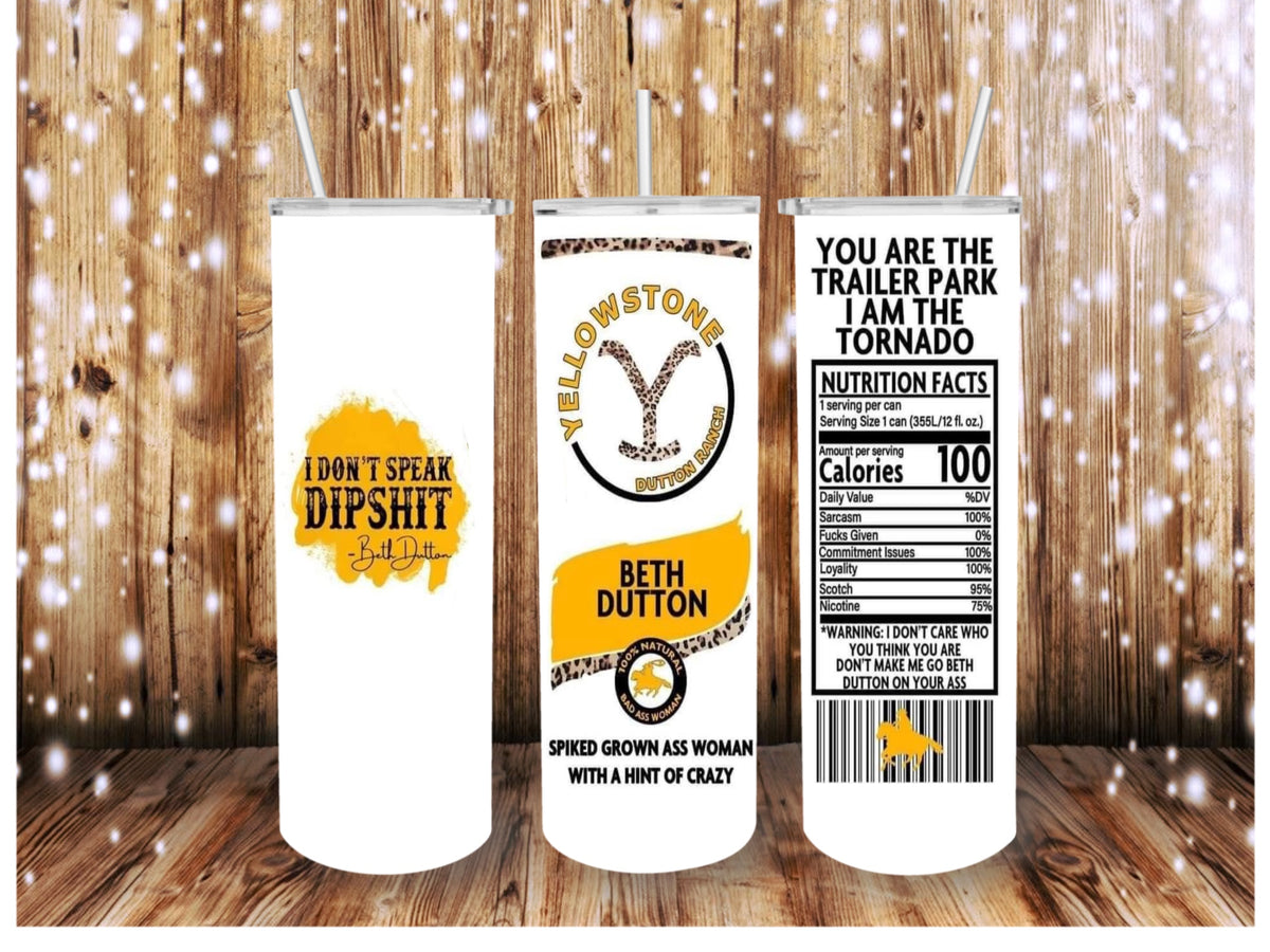 Beth Dutton Yellowstone Claw Hard Seltzer Alcohol Skinny (Straight) Se ...