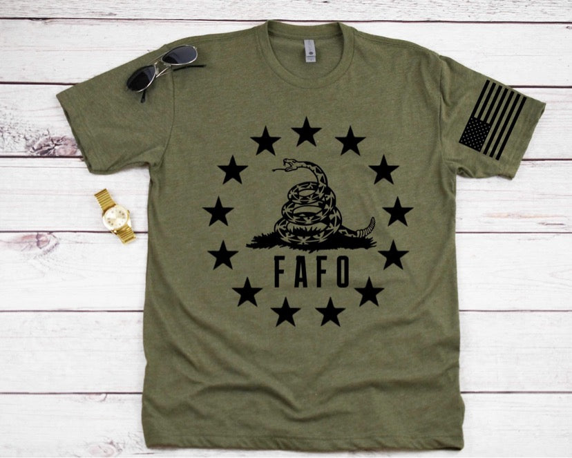 FAFO Stars Screen Print Transfer – Sassy Screen Prints & More